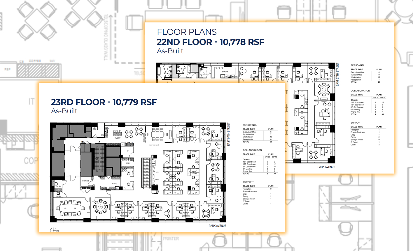 Park Avenue Office Sublease Space - New York Offices