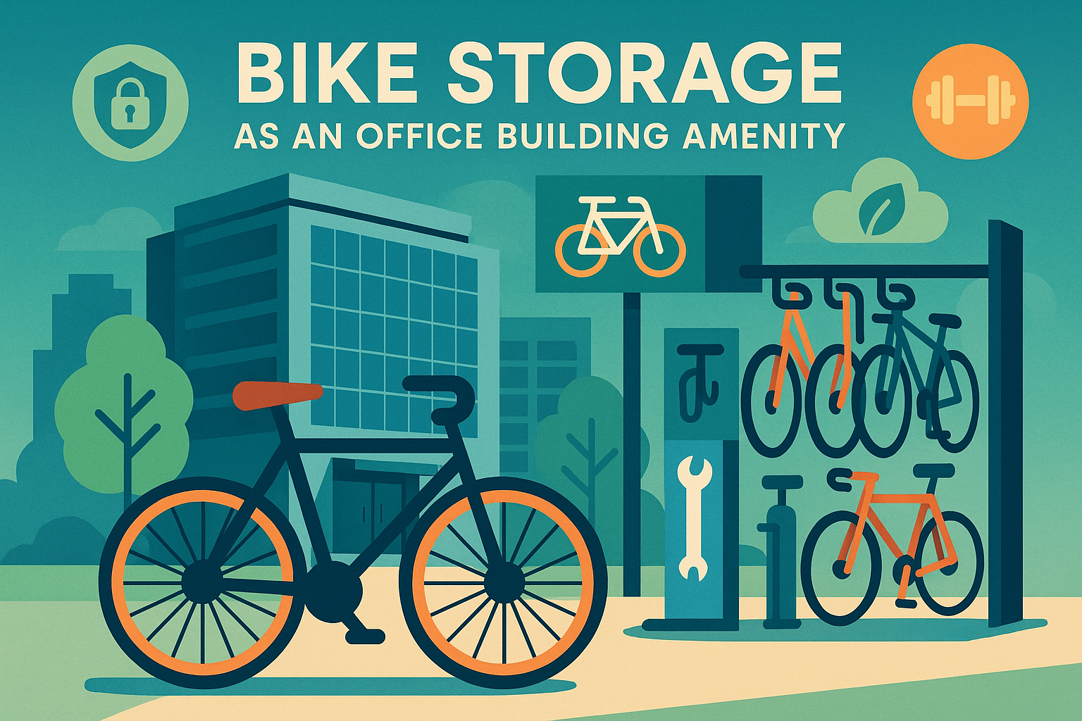 Bike Storage as an Office Building Amenity - New York Offices