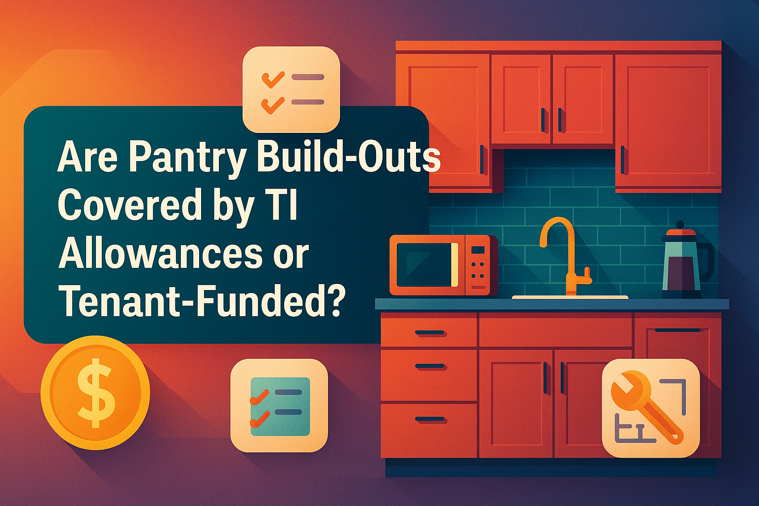 Are Pantry Build-Outs (Plumbing, Venting, Appliances) Covered by TI ...