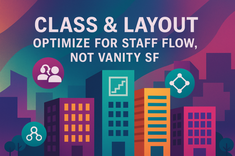 Class & Layout Optimize for Staff Flow, Not Vanity SF - New York Offices