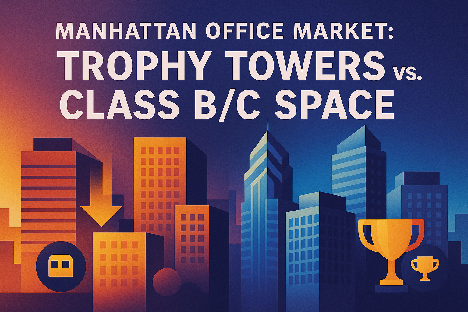 Manhattan Office Market: Trophy Towers vs. Class B/C Space - New York Offices