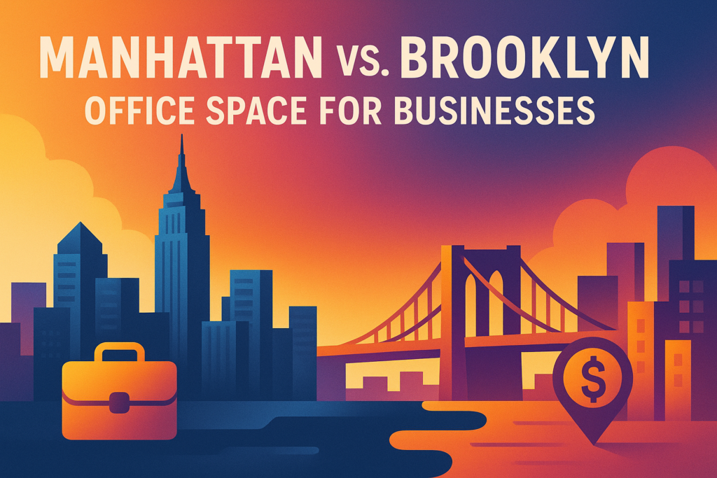 Manhattan vs Brooklyn Office Space for Businesses - New York Offices
