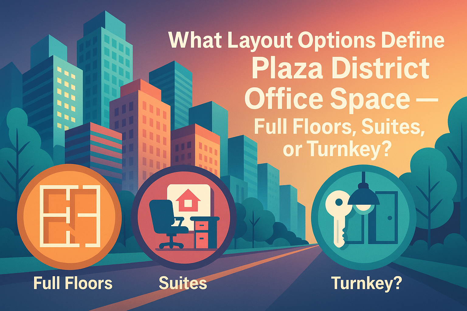 What Layout Options Define Plaza District Office Space — Full Floors ...