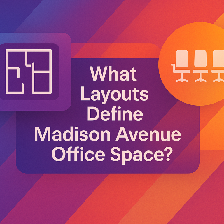 What Layouts Define Madison Avenue Office Space—Partner Suites or Open ...
