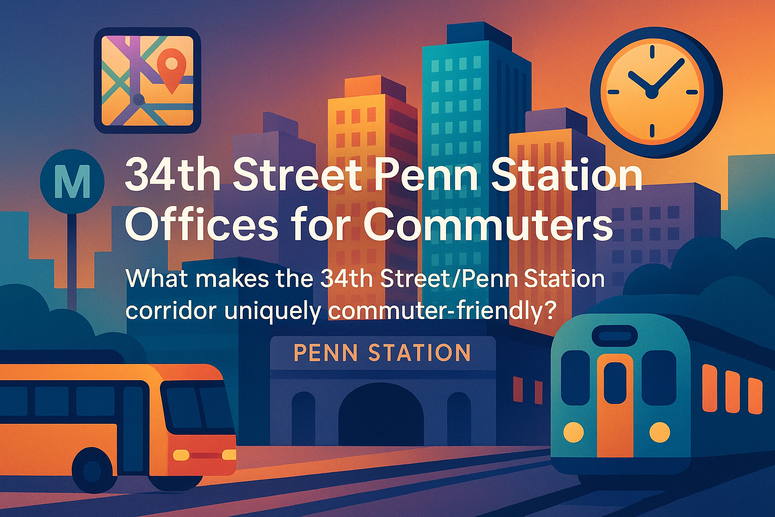 34th Street Penn Station Offices for Commuters - New York Offices