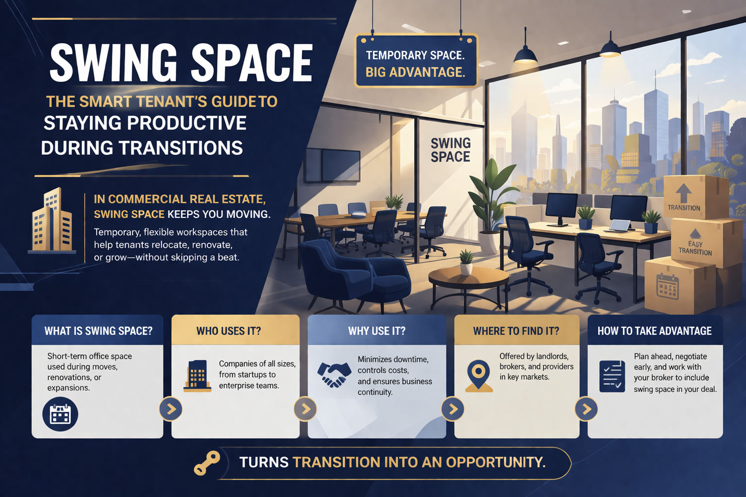 Swing Space in Commercial Real Estate - New York Offices