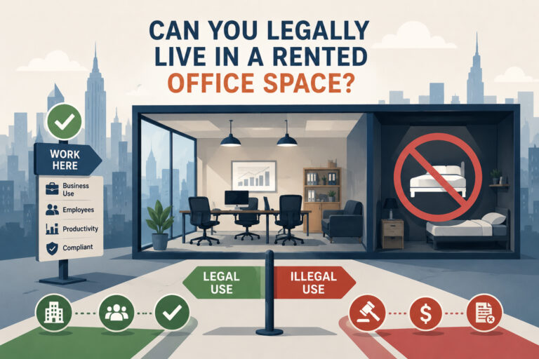 Can You Legally Live in a Rented Office Space? - New York Offices